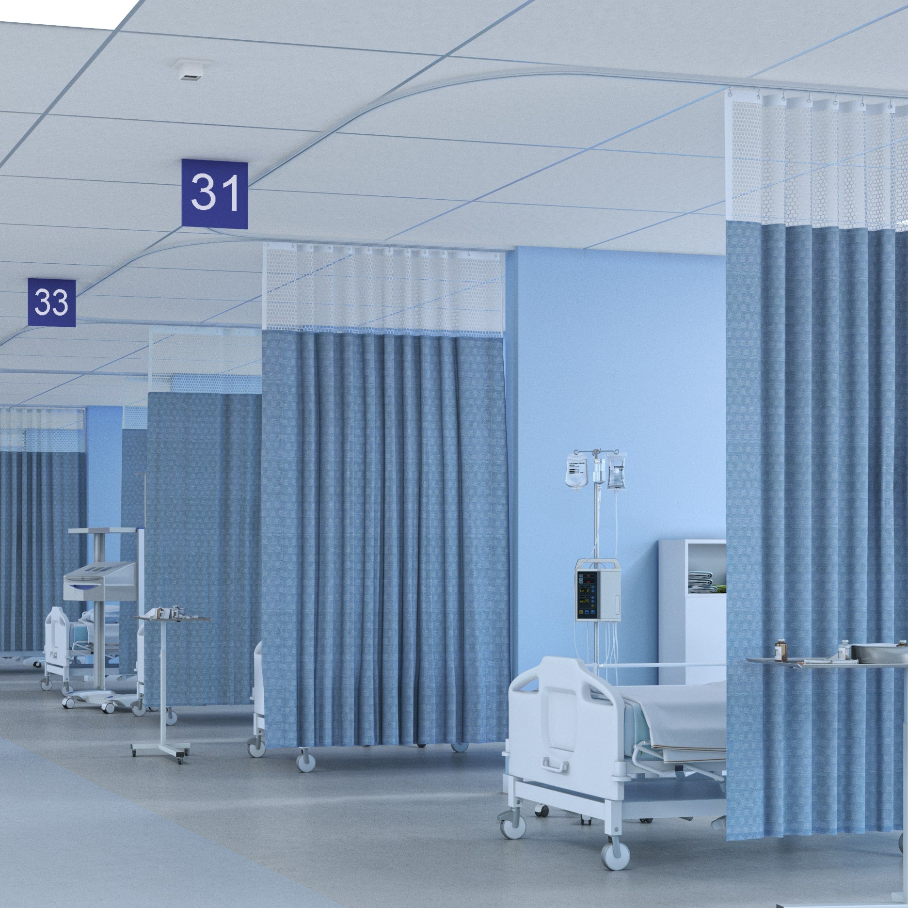 Cubicle Curtains for Hospitals, Clinics, and Medical Facilities ...