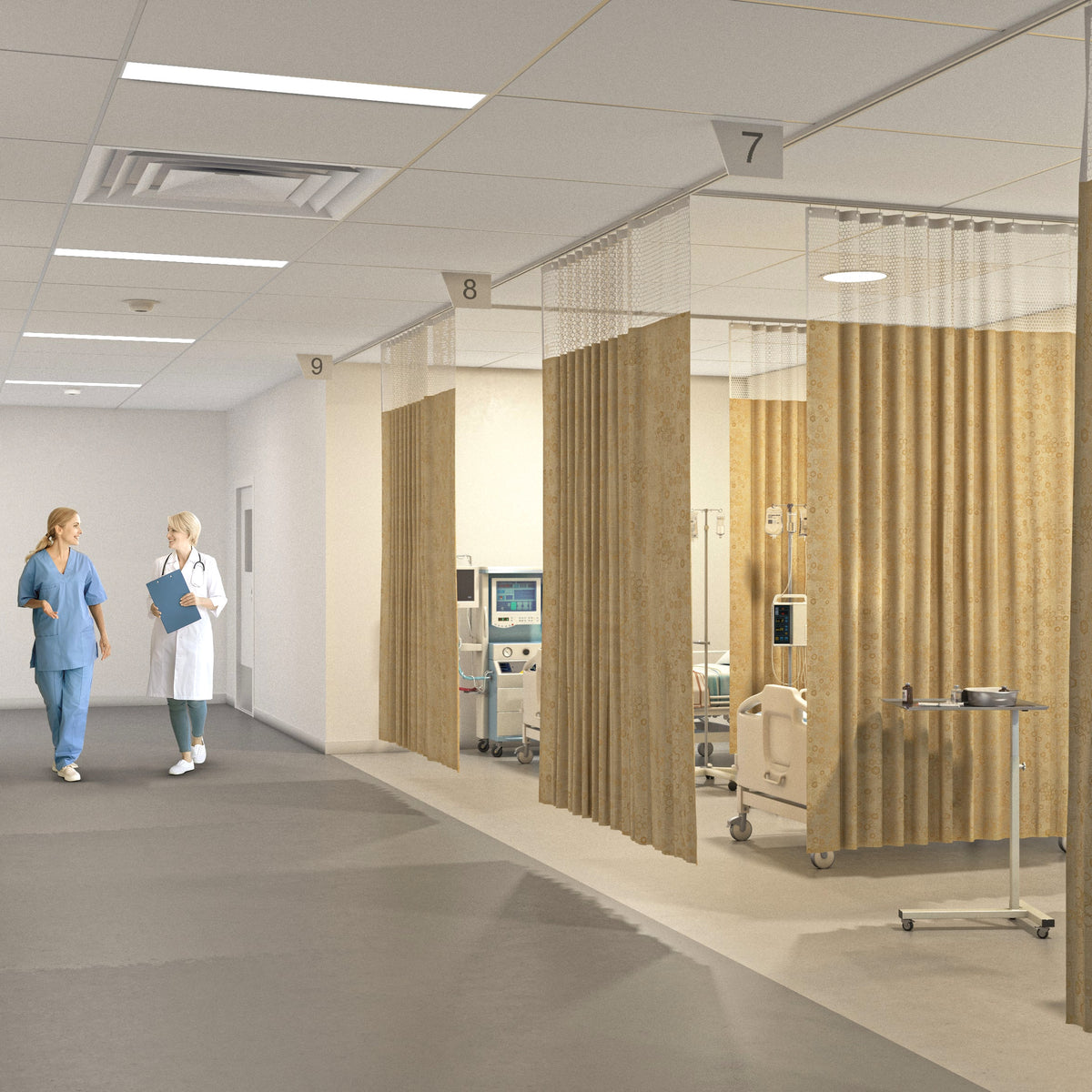 Cubicle Curtains for Hospitals, Clinics, and Medical Facilities ...